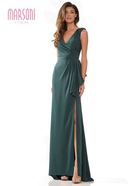 Navy Marsoni Long Formal Mother Of The Bride Gown 1227 For 3940 The