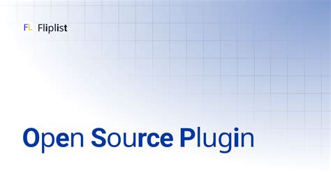 Open Source Plugin Fliplist