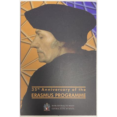MALTE Euro commémorative ERASMUS COFFRET BU