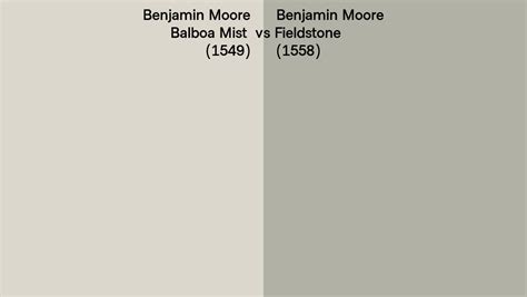 Benjamin Moore Seattle Mist Vs Fieldstone Side By Side Compa