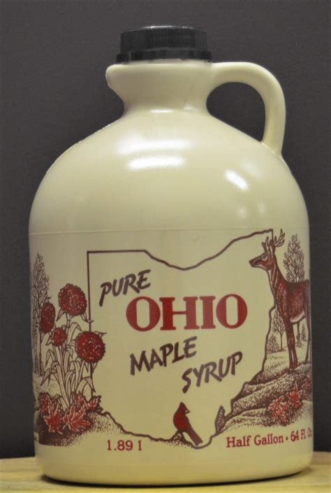 Pure Ohio Maple Syrup Half Gallon 64oz189l Dohner Maple