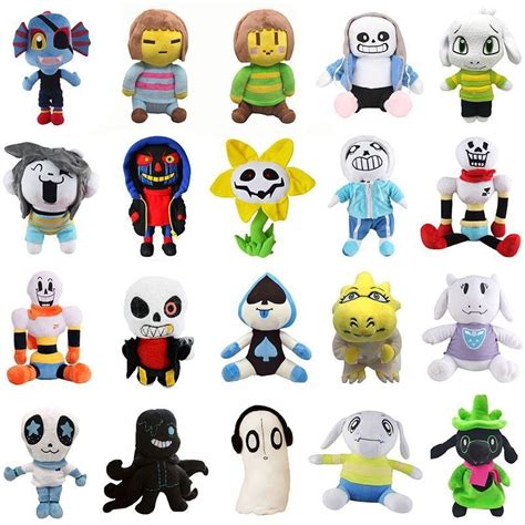 Undertale Plush Toy Set 20 Character Stuffed Dolls Including Sans