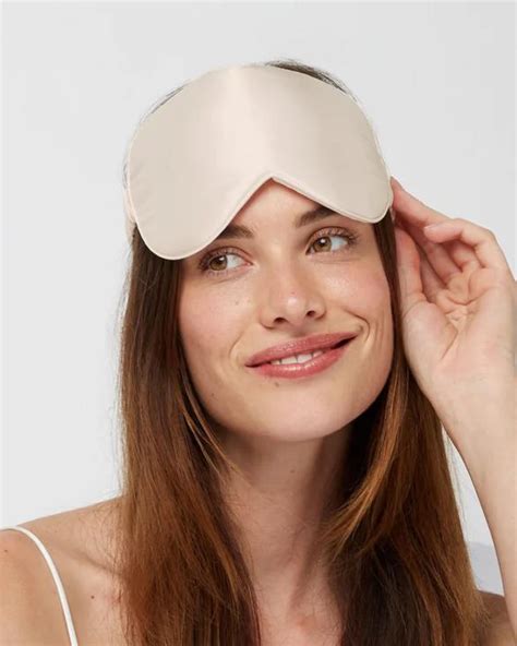 100 Svilena Maska Za Spavanje Champagne Dissolu Imade