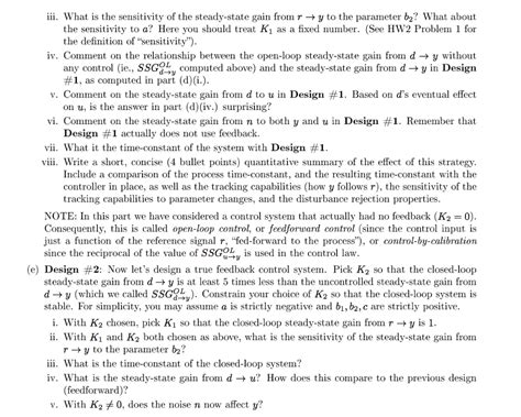 solved problem 1 open loop versus closed loop control