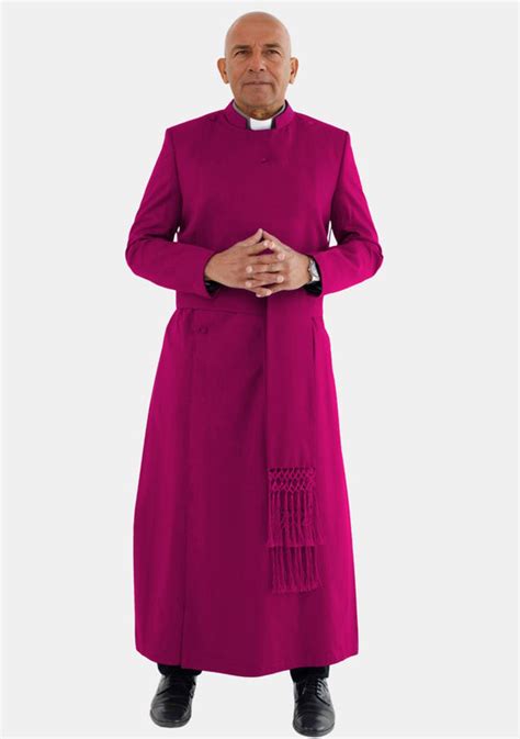 Red Purple Anglican Cassock For Men Eclergys