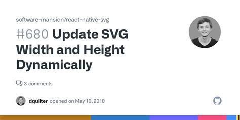 Update SVG Width And Height Dynamically Issue Software Mansion React Native Svg GitHub