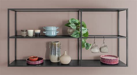 Black Shelving Unit Lium Glass Shelving Unit Regalraum