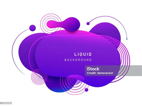 3 차원 형상에서 추상 블루 유체 Blob 물감 방울에 대한 스톡 벡터 아트 및 기타 이미지 물감 방울 그라데이션 3차원 형태 Istock
