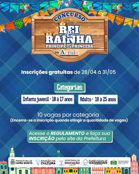Concurso para a Escolha do Rei Rainha Príncipe e Princesa do