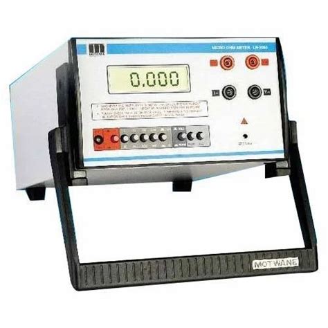 Digital Micro Ohm Meter For Industrial At Best Price In Mumbai ID