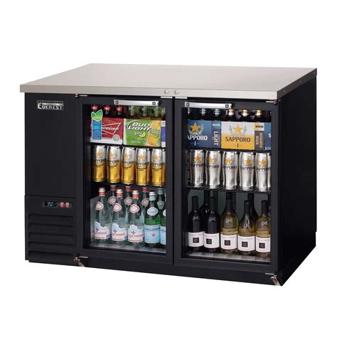 Everest Refrigeration Ebb48g 24 49 Bar Refrigerator 2 Swinging Glass
