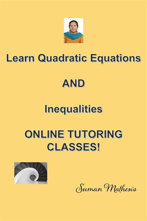 Quadratic Equations Class 11 Mathematics Suman Mathews Posted On The