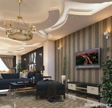 Living Room Knauf Model 10 دکوراسیون داخلی زیبایی خانه دکوراسیون