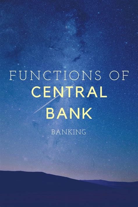 Functions Of Central Bank Class 12hsc Money And Banking Macro