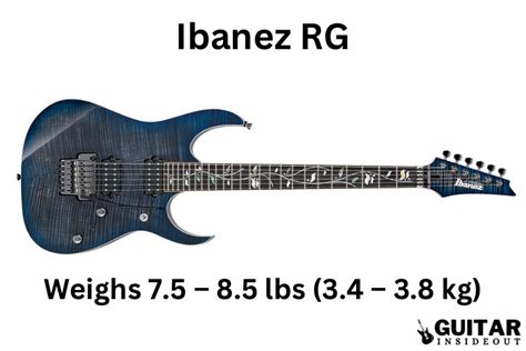 How Much Do Guitars Weigh 47 Examples Of Every Type Guitar Inside Out