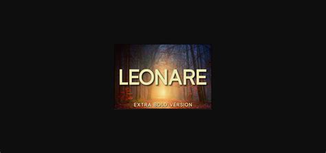 Leonare Extra Bold Font Font Canyon
