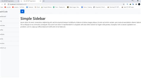 Create Navigation Left Menu In ASP NET Bootstrap JQuery Rashi Code