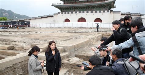 [포토] 경복궁 광화문 월대 현장 공개