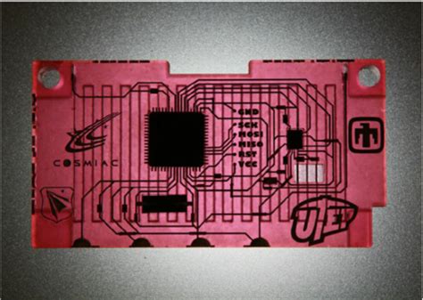 Back Illumination Of Cubesat 3d Printed Module Produced By Using