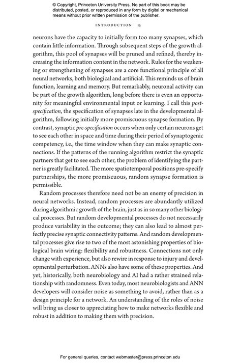 The Self Assembling Brain Princeton University Press