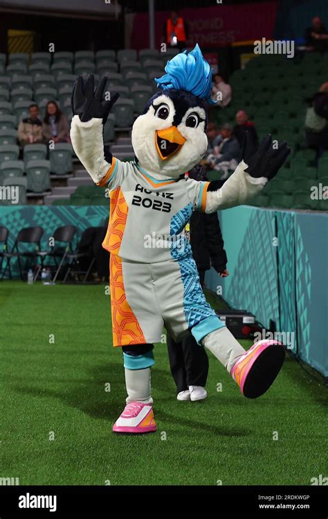 Perth Australia 22nd July 2023 Mascot Tazuni Entertains Fans Prior