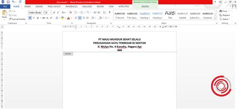 Cara Membuat Garis Kop Surat Di Microsoft Word Kepoindonesia