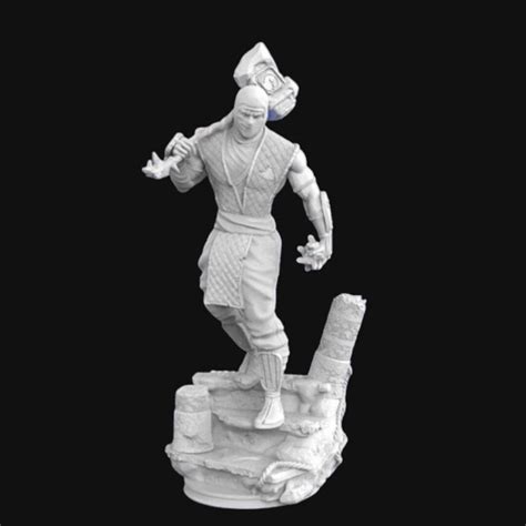 Mortal Kombat Sub Zero Stl Files Sub Zero 3d Model Etsy