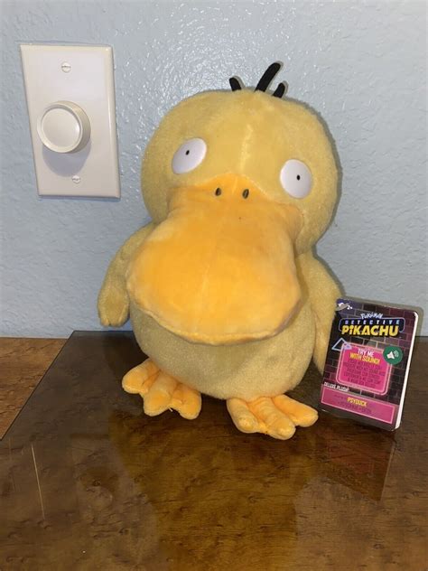 Mavin Pokemon Psyduck From Detective Pikachu 8 Plush With Sound