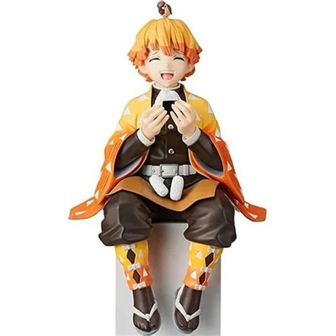 Figurine Zenitsu Assis De Collection 16 Cm Shibugo