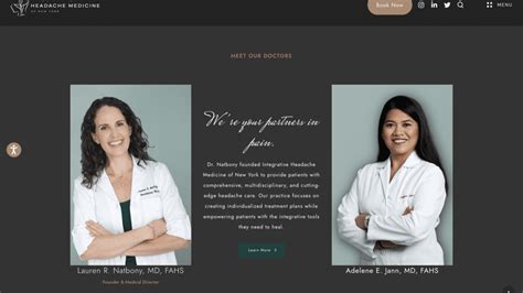 Integrative Headache Medicine Of New York Website Design