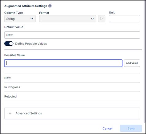 configuring augmented attributes for the case centric unshipped orders app