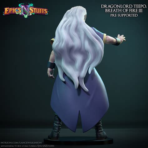 3d File Dragonlord Teepo Breath Of Fire 3 Miniature Pre Supported 🔥