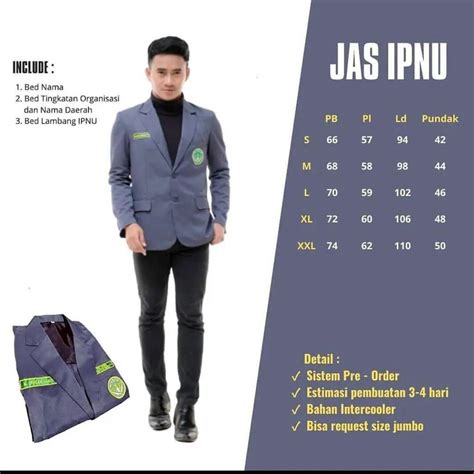 Jual Jas Ipnu Original 100 Jas Ipnu Murah Jas Ippnu Jas Ipnu