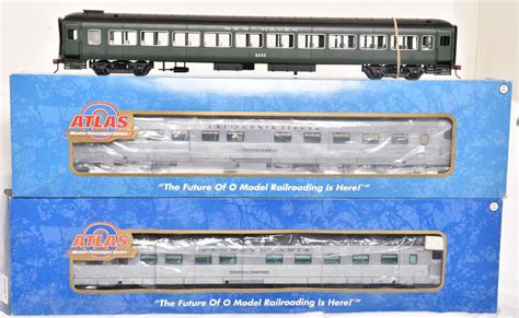 Sold At Auction Three Atlas O And Weaver O Scale Passenger Cars