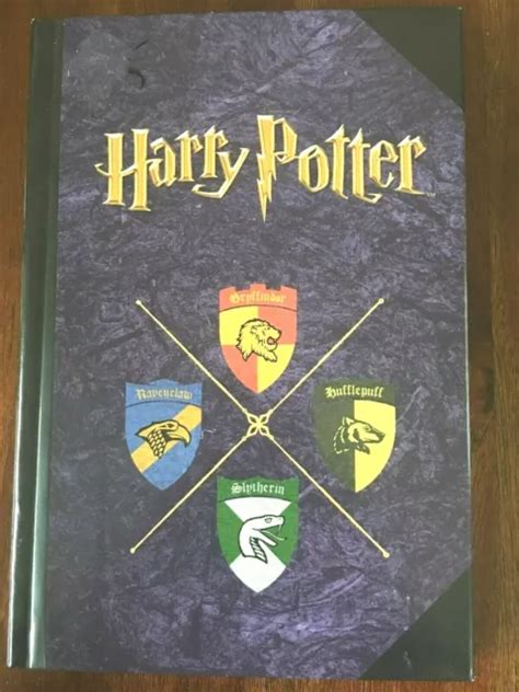 HARRY POTTER NOTEBOOK A5 Hogwart S Crests EUR 4 39 PicClick FR