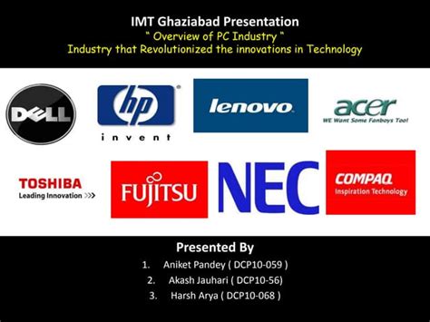 Computrer Industry Wars Ppt