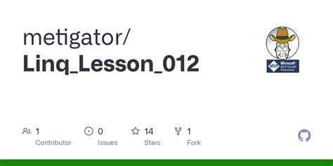 Github Metigatorlinqlesson012