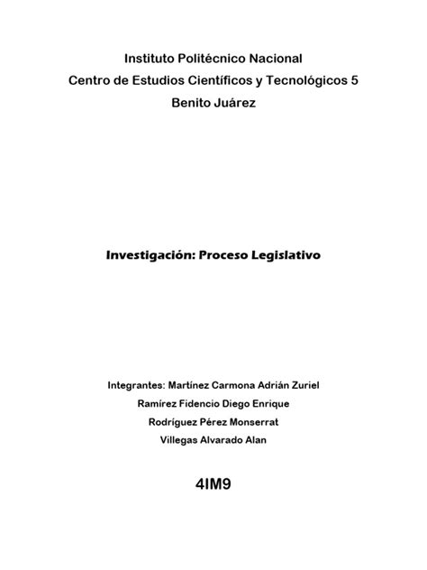 Proceso Legislativo Pdf Democracia Ideologías Políticas