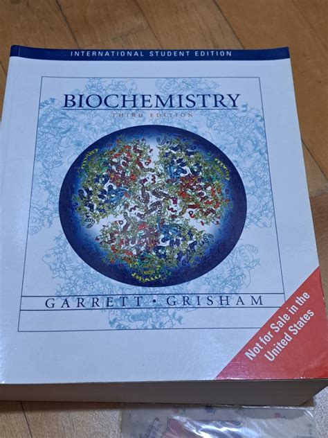 Biochemistry Textbook Garrett And Grisham Hobbies And Toys Books