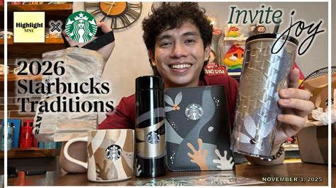 2026 Starbucks Tradition Collection 2026 Starbucks Planner Unboxing