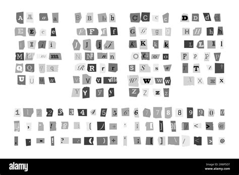 Ransom Black Font Black Anonymous Cutout Notes Uppercase And