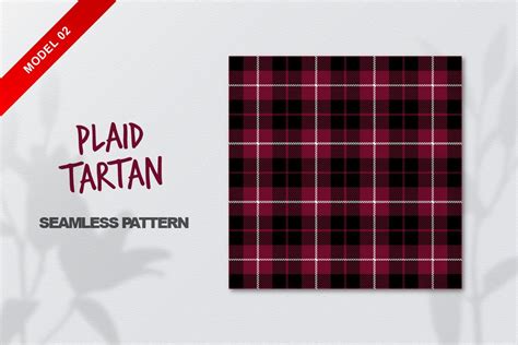 Burgundy Tartan Seamless Pattern Graphic By Mangata Design · Creative