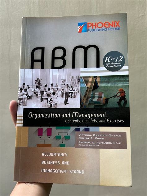 ABM Organization And Management Hobbies Toys Books Magazines