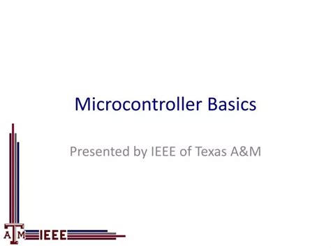 Ppt Microcontroller Basics Powerpoint Presentation Free Download