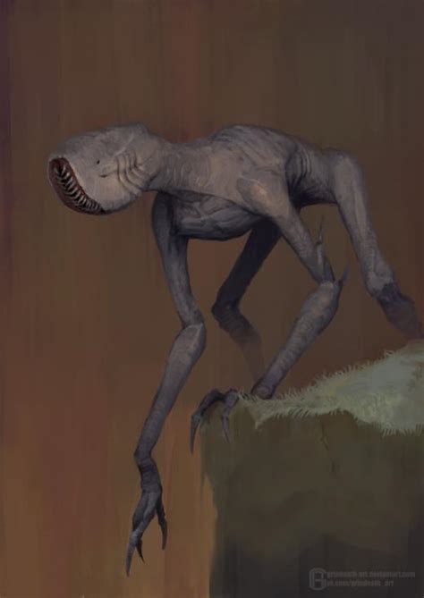 As Estranhas E Horripilantes Criaturas E Aliens Nas Sombrias