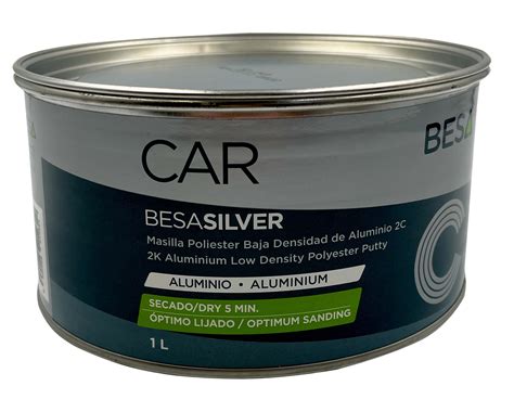 Federation » BESA Silver Aluminio Полиэфирная Шпатлевка ALU 1 литр