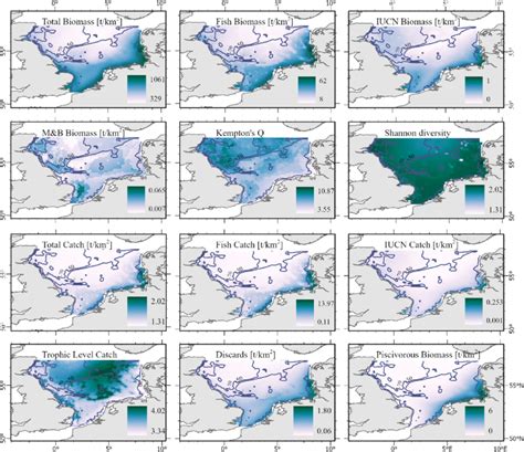 Baseline Spatial Distribution Of Selected Ecological Indicators In The Download Scientific