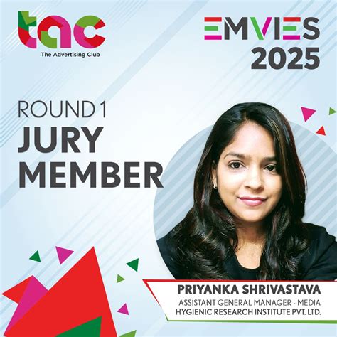 Priyanka Shrivastava On Linkedin Theadclubemvueawards Emvieawards2025 Getreadyforemvies2025