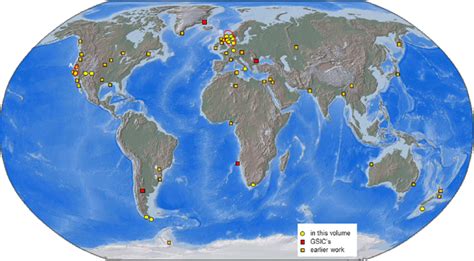 Global Distribution Of Some Noteworthy Sand Injection Complexes Or Download Scientific Diagram