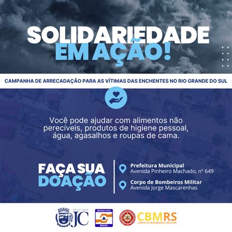 Campanha De Arrecadação Para As Vítimas Das Enchentes No Rs Veja Como